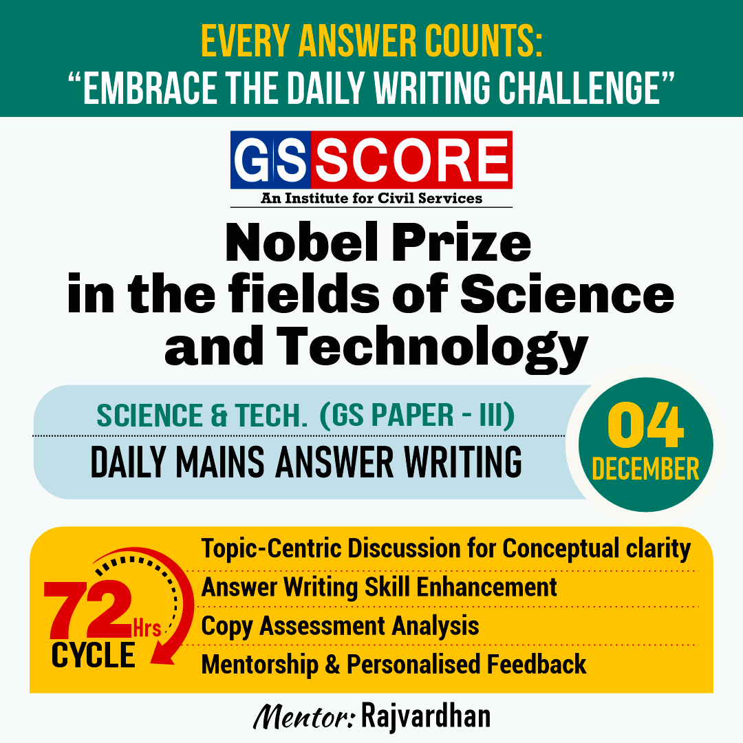 Science & Tech. (Nobel Prize in the fields of Science and Technology ...