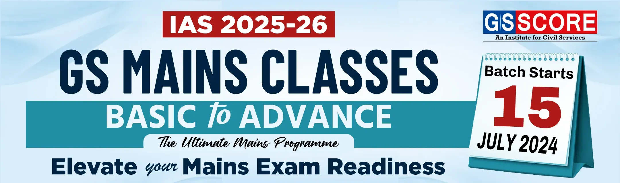 Best IAS Coaching in Delhi, India | UPSC Classes - GS SCORE