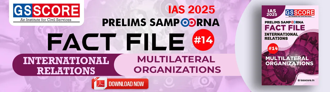 UPSC Prelims Sampoorna Fact File -International Relations -14 ...